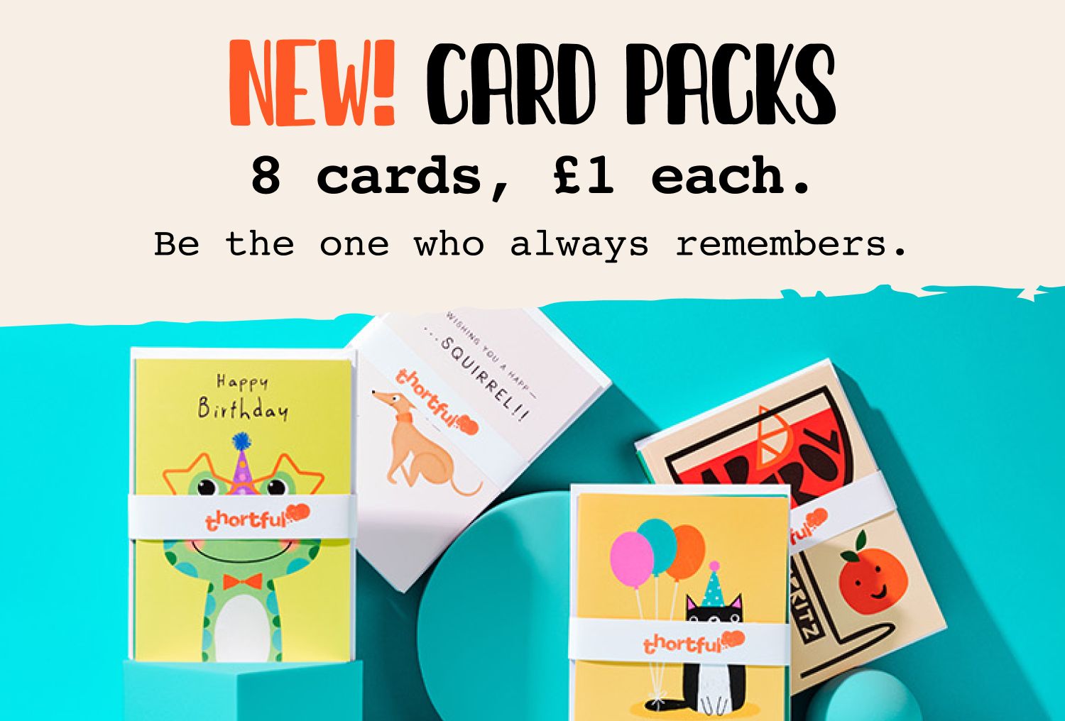 Card Packs & Boxes | Card Multipacks | thortful